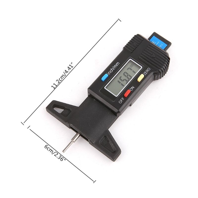 1pc Digital Car Tyre Tire Tread Depth Gauge LCD Di... – Grandado