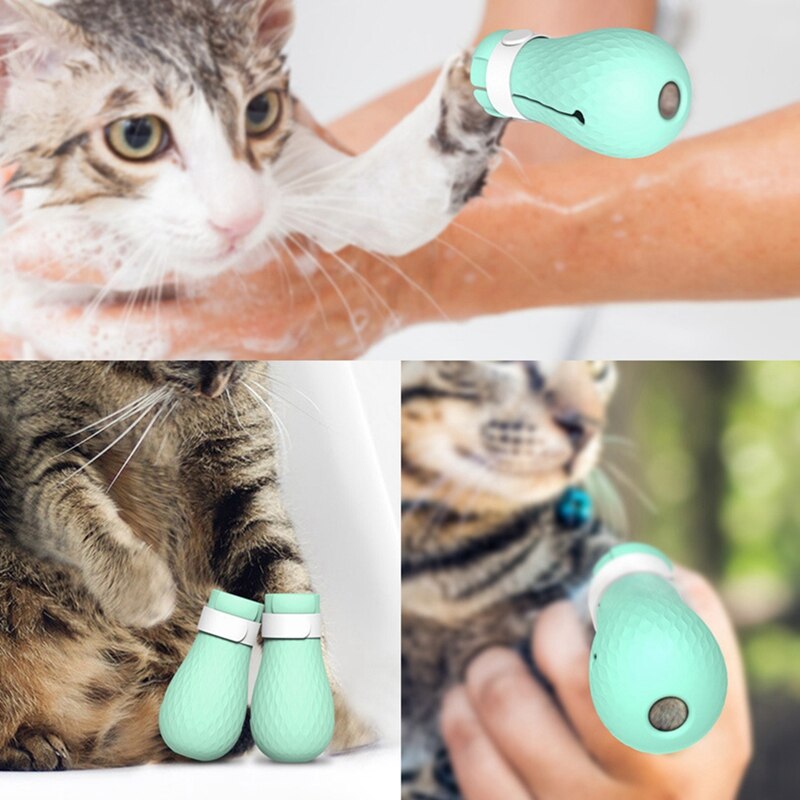 Verstelbare Pet Kat Poot Protector voor Bad Zachte... – Vicedeal