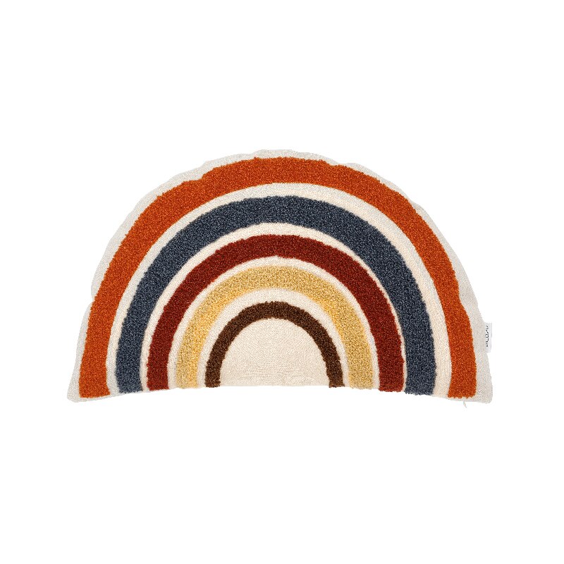Tufting Rainbow Pillow Back Neck Rest Support Cute... – Grandado