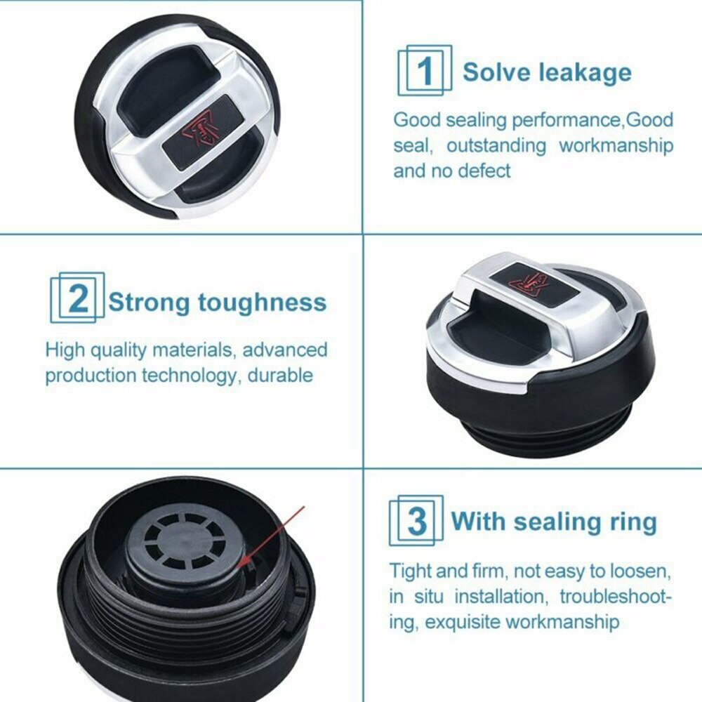 2*Oil Filler Cap Retrofit Oil Expansion Tank Lid 4... – Grandado