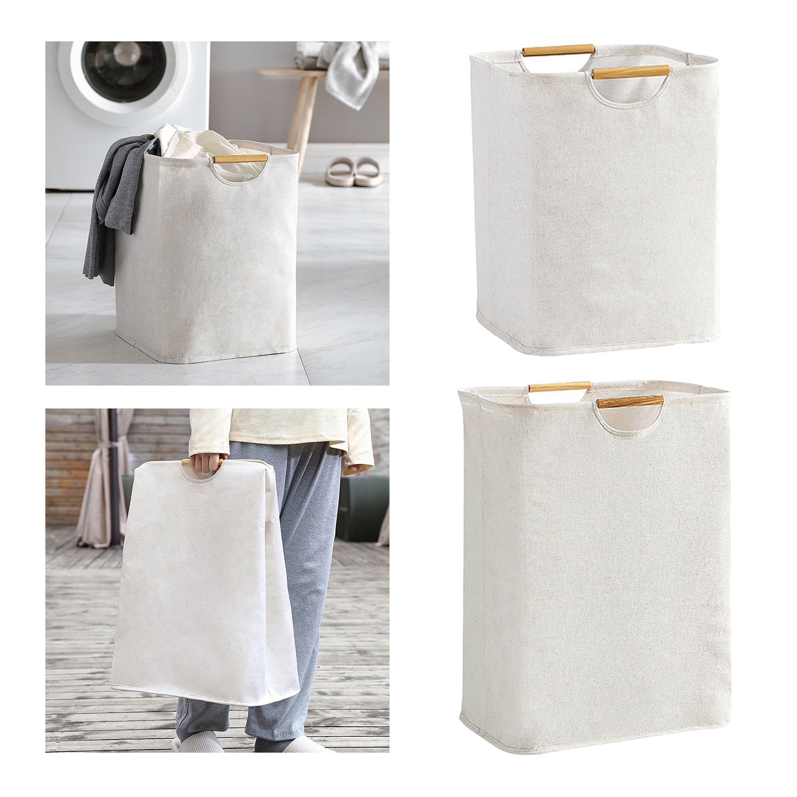 Draagbare Wasmand Waterdichte Doek Wassen Wasmand ... – Vicedeal