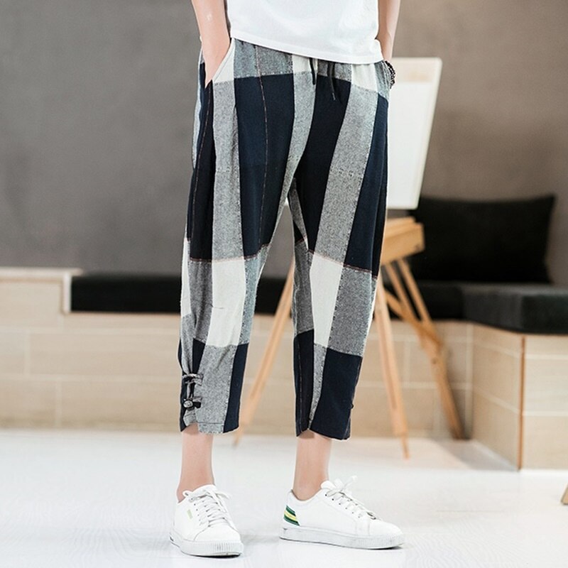 Chinese Style Harem Pants Men Hiphop Cotton Linen ... – Grandado