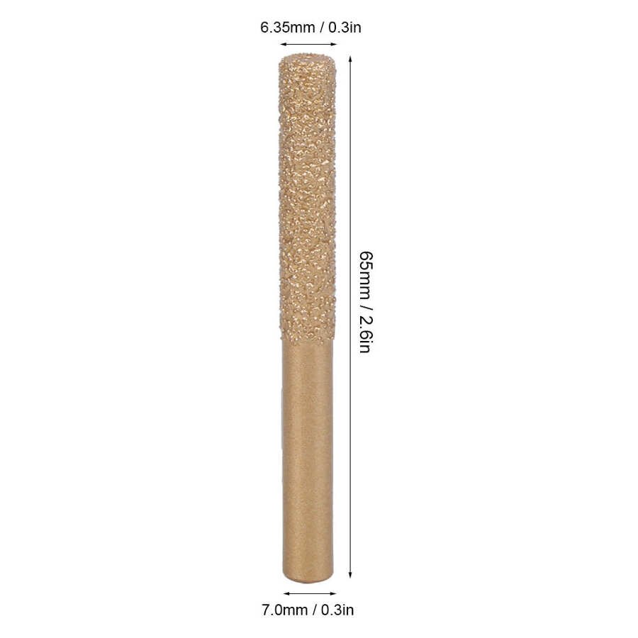 1Pcs Gold Brazed Diamond Router Bit Straight Shank... – Grandado