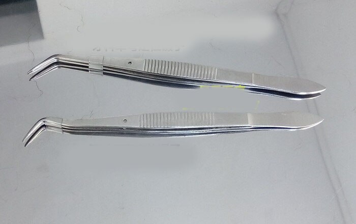 Stainless steel elbow forceps Single and double be... – Grandado