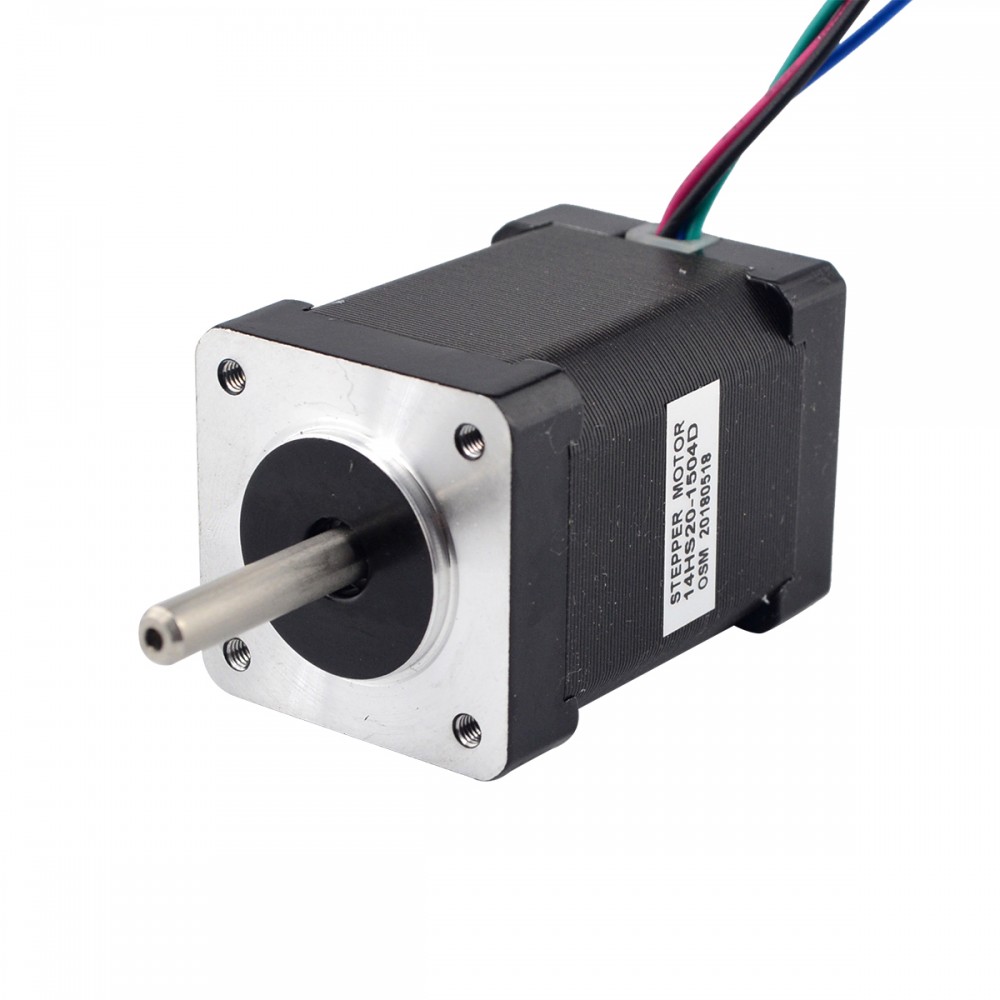 4 Leads Dual Shaft Nema 14 Stepper Motor 52mm 40Nc... – Grandado