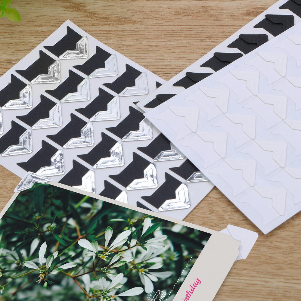 24 pcs/lot DIY Corner Kraft Paper Stickers for Pho... – Vicedeal
