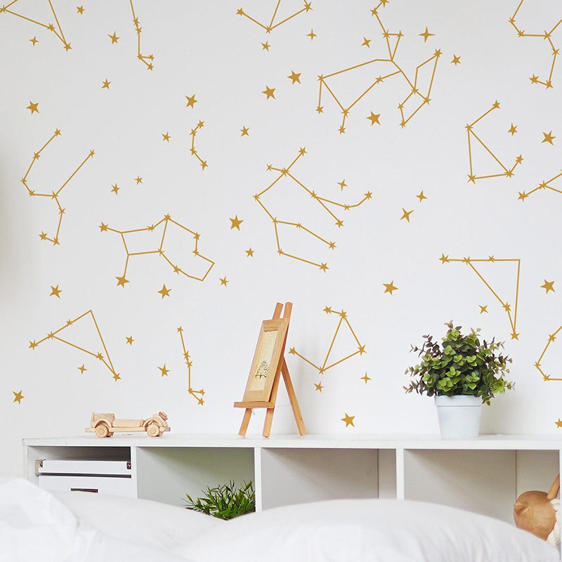 wall stickers geometric constellation decals home ... – Grandado