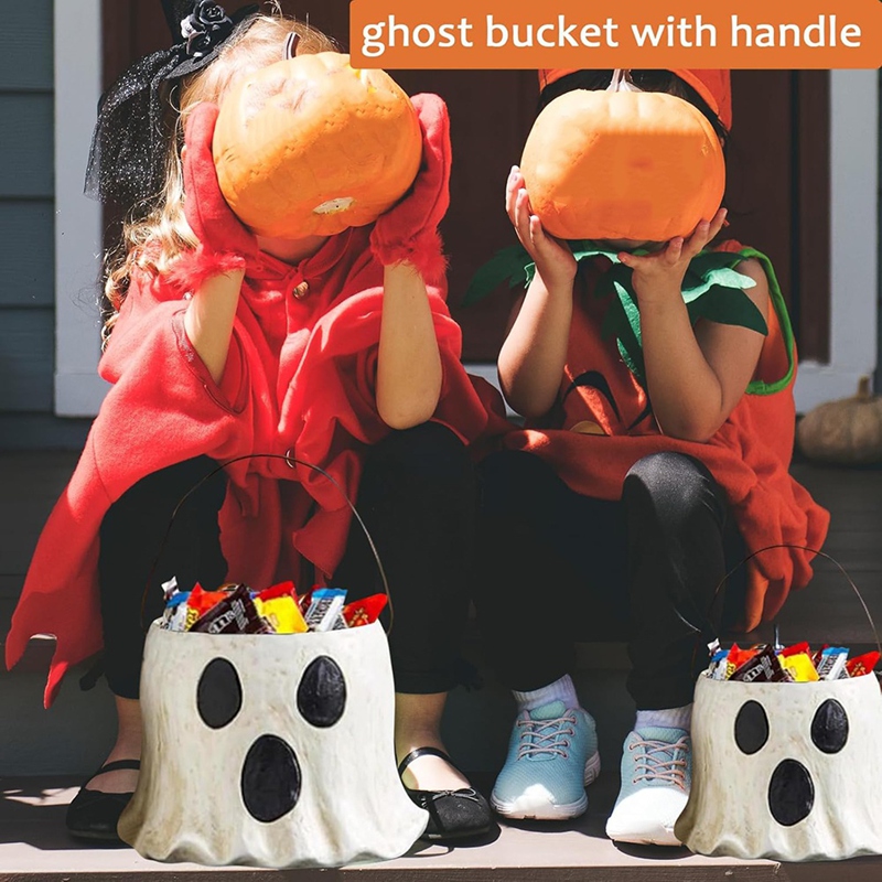 Ghost Bucket Decor, Ghost Planter Pot, Ghost Bucke... – Grandado