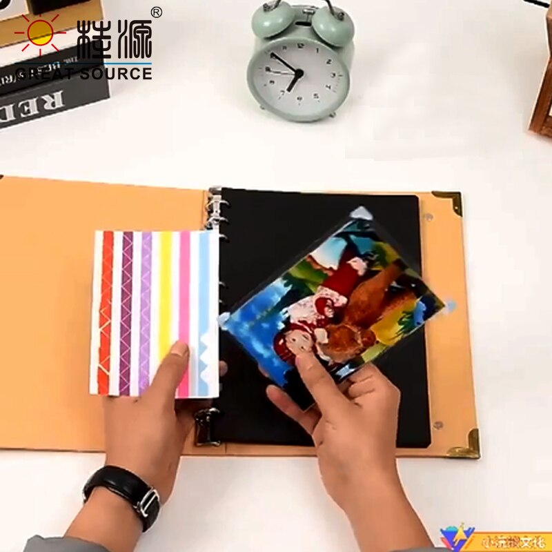 Diy Foto Blad Board 300G Zwart Kraft Wit Karton Fo... – Grandado