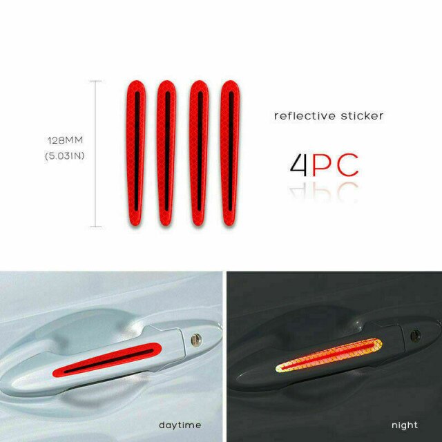 4pcs Set Reflective Stickers Distance Night Safety... – Grandado