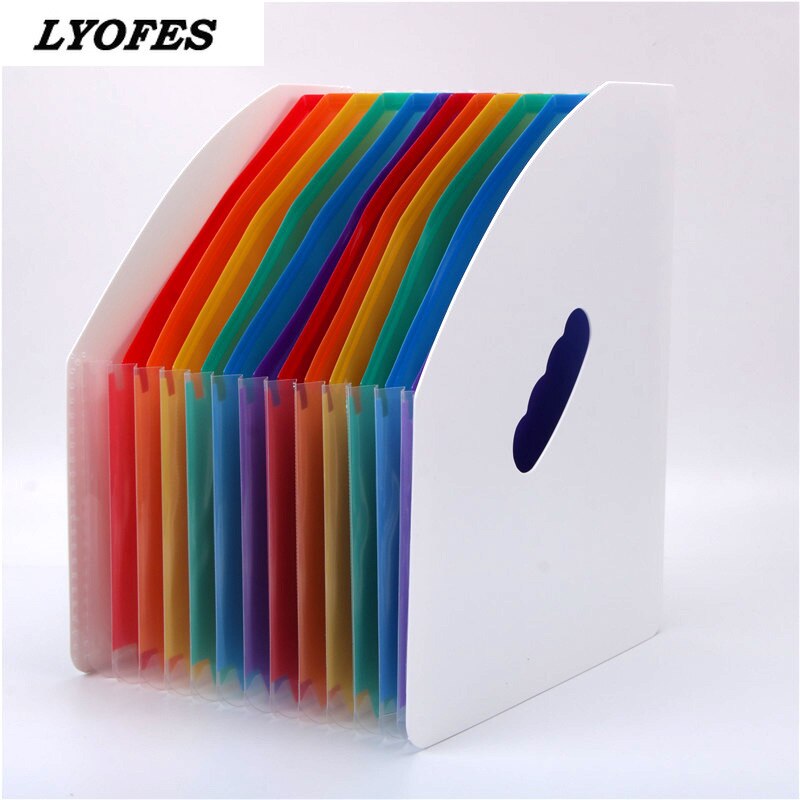 Erectable expanding wallet Rainbow Folder Document... – Grandado