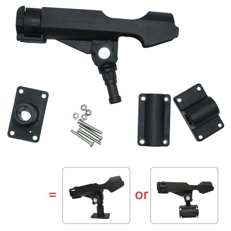 Fishing Power Lock Rod Holder with 2 Side Rail Mou... – Grandado