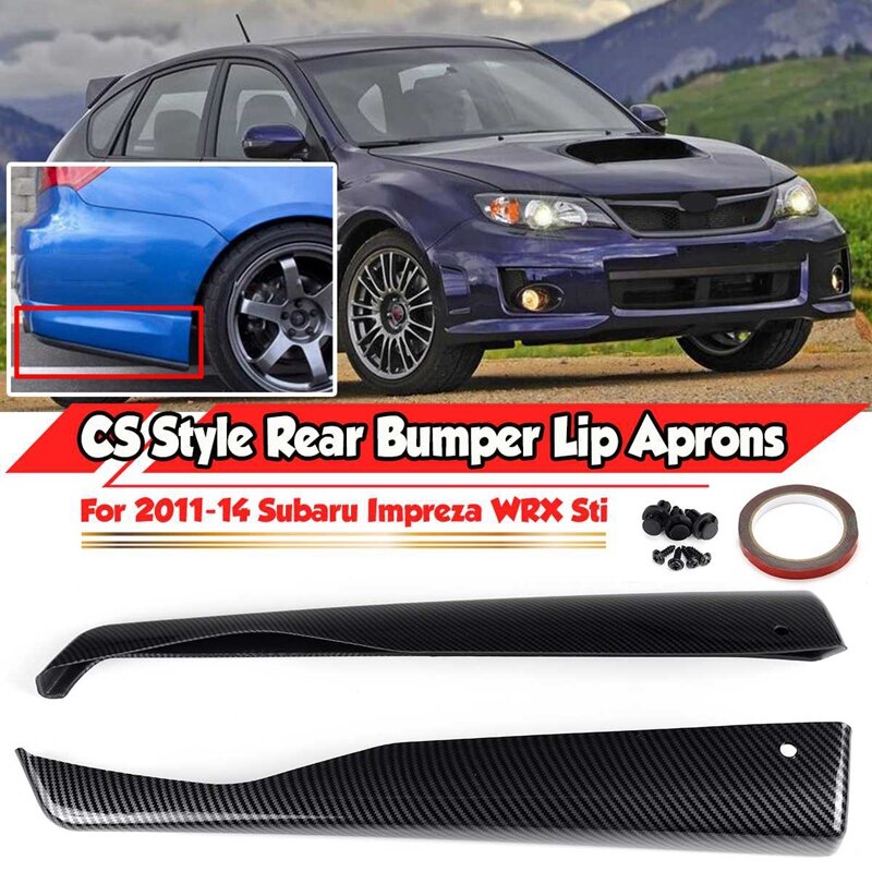 Car Side Rear Bumper Lip Diffuser Splitter Wrap Di... – Vicedeal