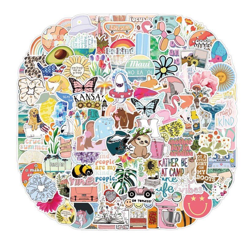 200Pcs Water Fles Stickers Waterdicht Vinyl Sticke... – Grandado