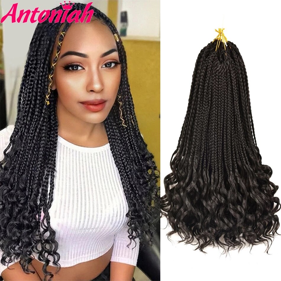 ANTONITH 1bHAIR Goddess Hair Box Braids Synthetic ... – Vicedeal