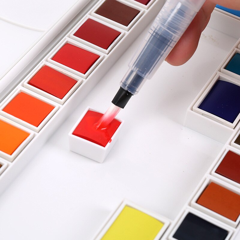 Solid Watercolor Pigment Paint 18/24/36/48 Colors ... – Grandado