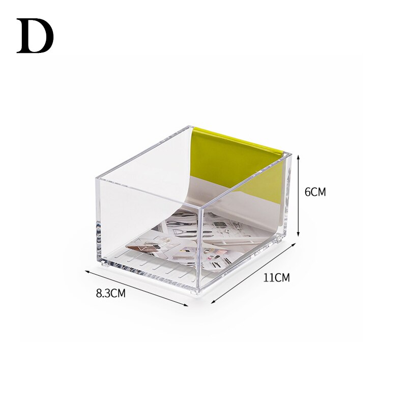 4 Sizes Acrylic Makeup Organizer Jewelry Box Cosme... – Grandado