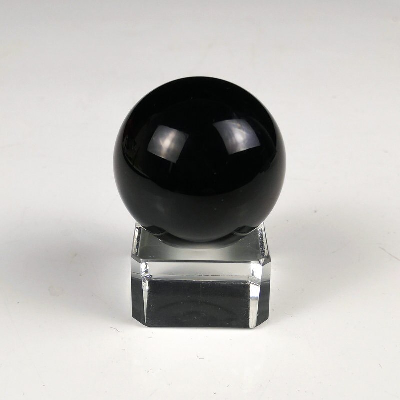 Colorful 30mm crystal ball with base photographic ... – Vicedeal