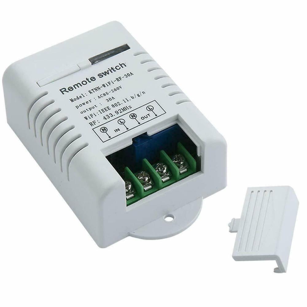 30A WiFi Relay Switch 1-Channel Smart Home Receive... – Vicedeal