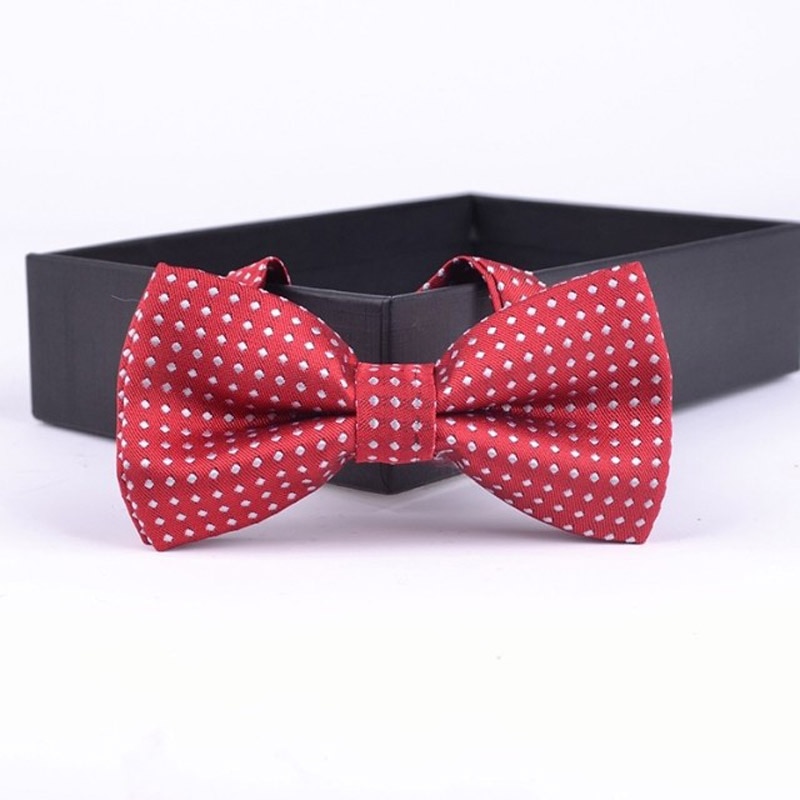 Barn formell bomullsfluga barn klassiska prickar r... – Grandado