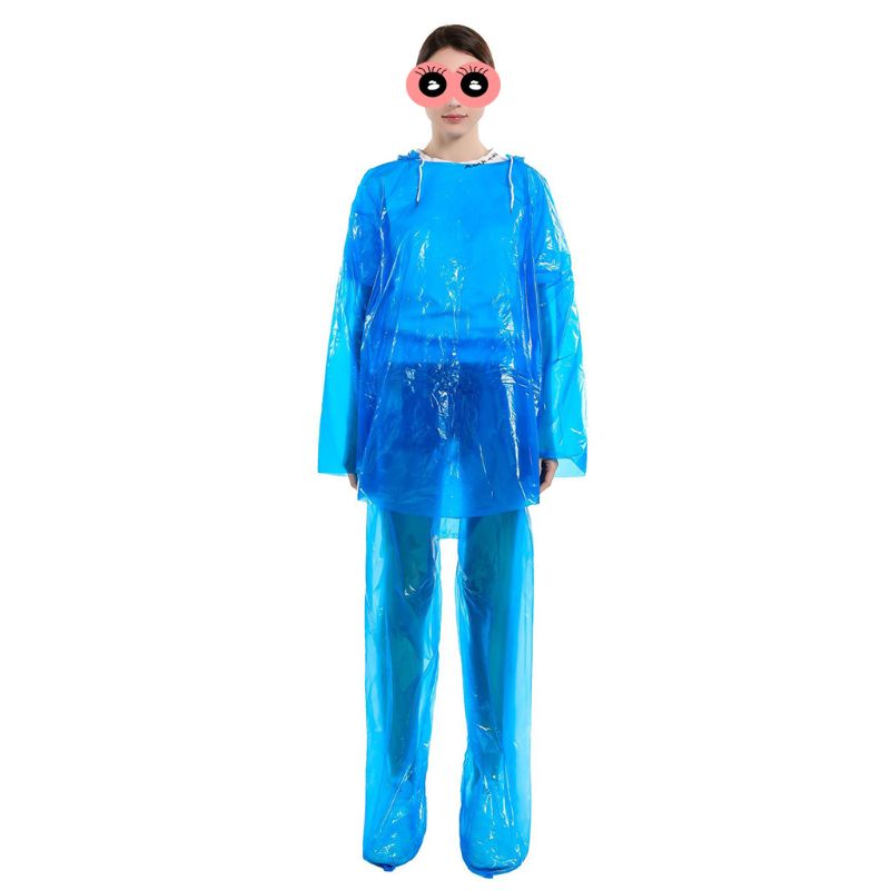 Disposable Raincoat Rain Pants Rain Poncho for Out... – Grandado