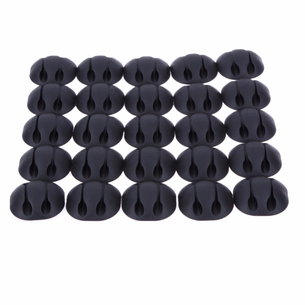5pcs/lot Cable Clip Desk Tidy Organiser Wire Cord ... – Grandado