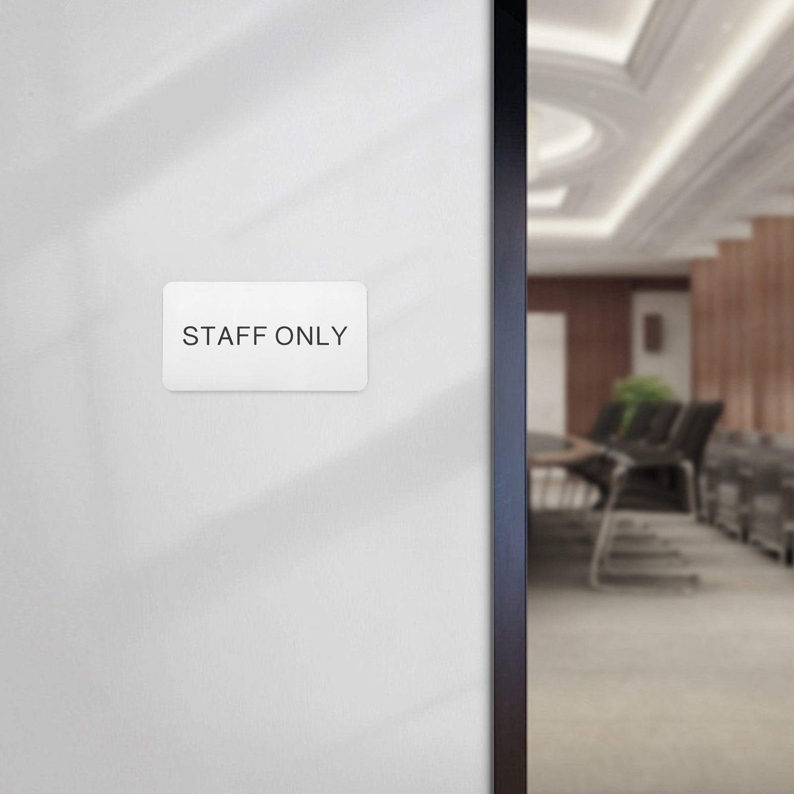 Staff Only Plate Wall Mount Door and Wall Sign Res... – Vicedeal