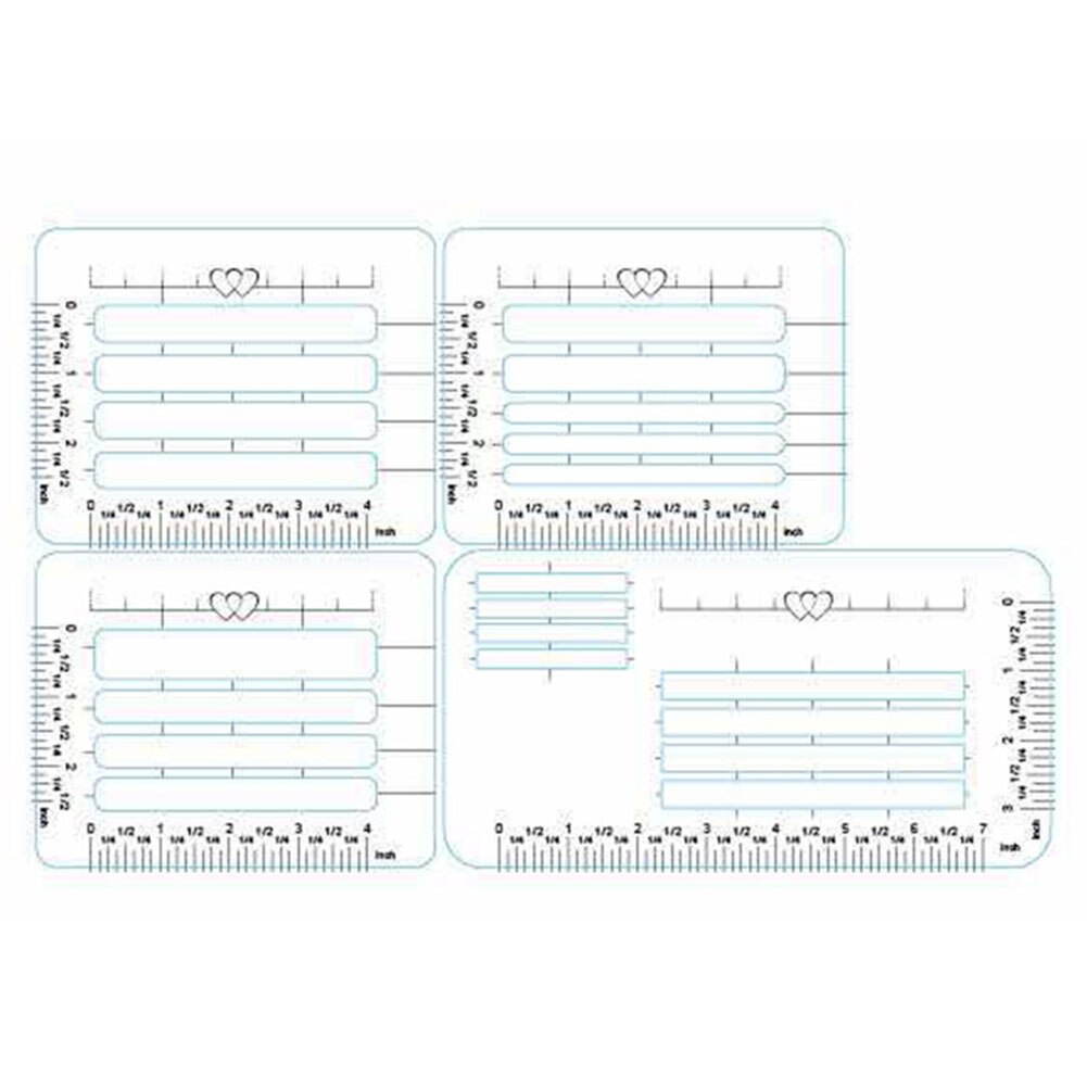 4pcs Notebook Templates Rulers Handwriting Practic... – Grandado