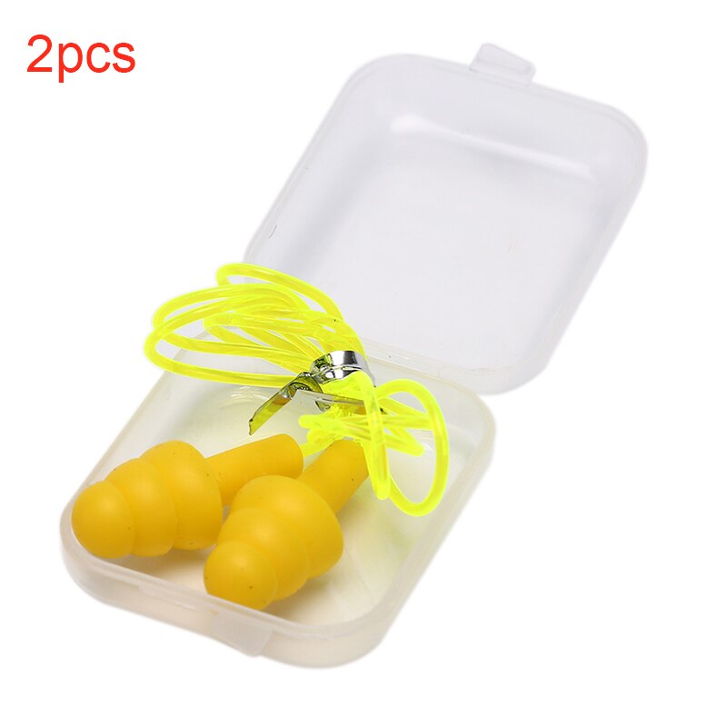 Washable Soft Silicone Corded Ear Plugs Ears Prote... – Vicedeal