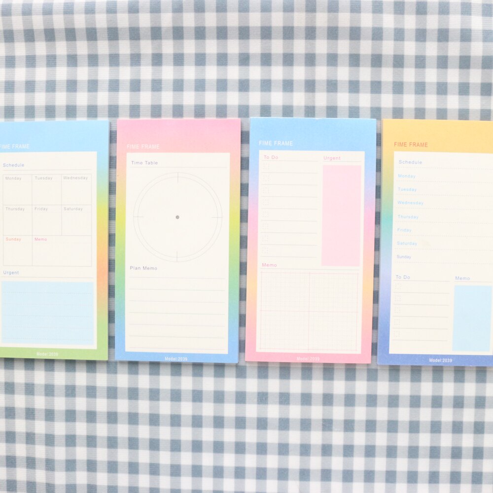 Domikee cute undated planner notepad school studen... – Grandado