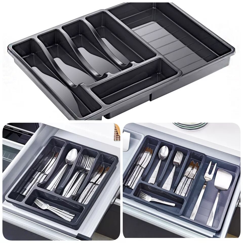 Kitchen Organizer Expandable Cutlery Drawer Storag... – Grandado