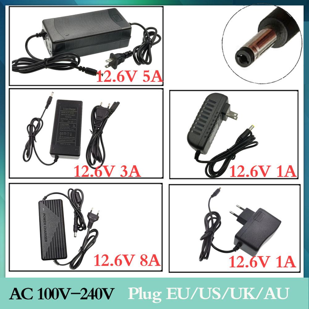 12.6V 1A 2A 3A 5A 8A Li-Ion Batterij Oplader Voor ... – Vicedeal