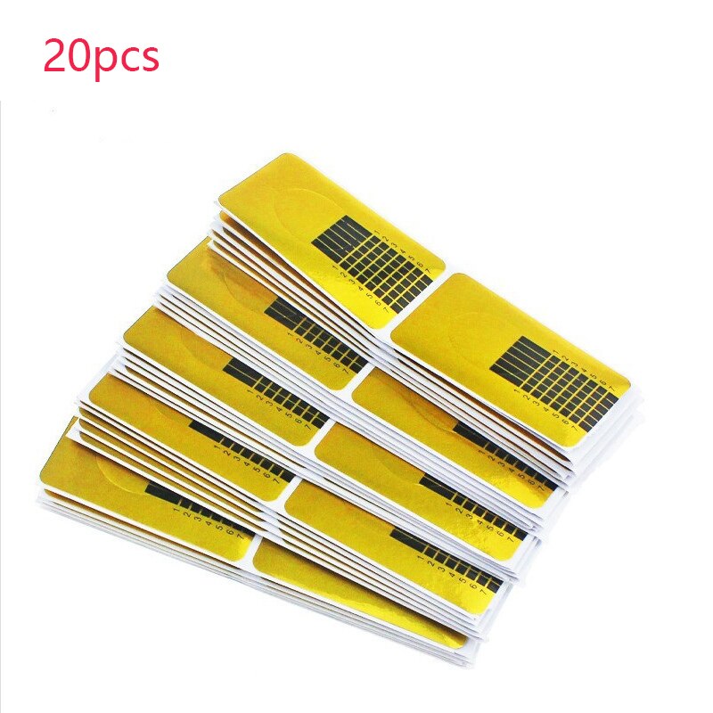 Acrylic Nail Form Tips Nail Art Extension Paper Ho... – Grandado