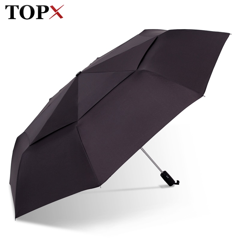 125cm Big Automatic Double Layer Umbrella Rain Wom... – Vicedeal