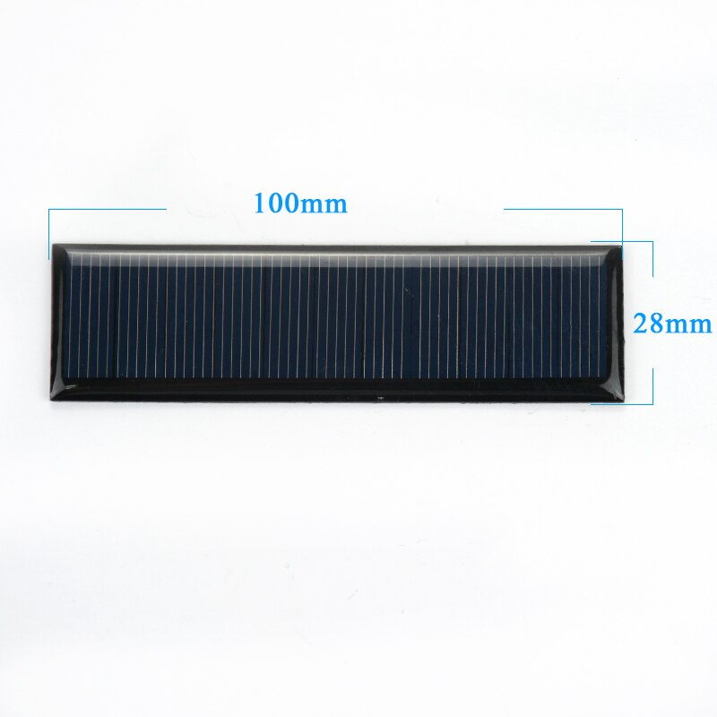 SUNYIMA 10pcs Epoxy Solar Panel 100*28mm 5.5V 60mA... – Grandado