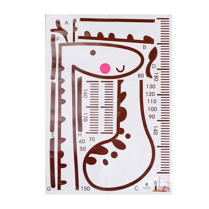 Cartoon Measure Wall Stickers For Kids Rooms Giraf... – Grandado
