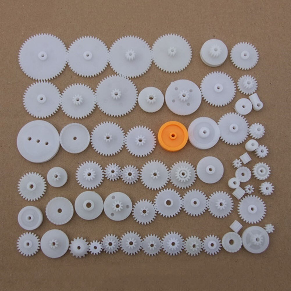 64 Kinds Spindle Shaft Accessories Cog Wheels Crow... – Grandado