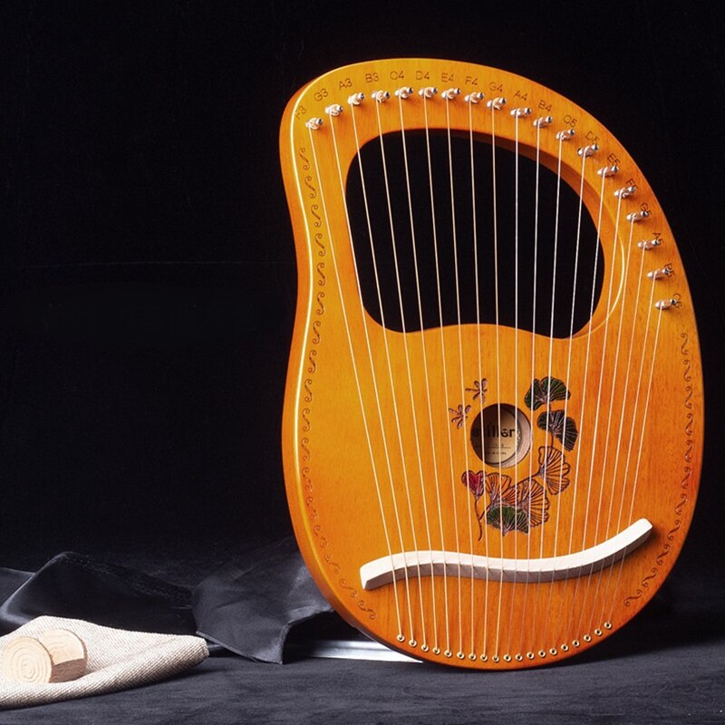 Lyre Harp,Greek Violin,19 String Metal String Lyre... – Grandado