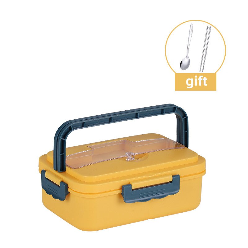 Portable Divided Lunch Box Eco friendly Wheat Stra... – Grandado