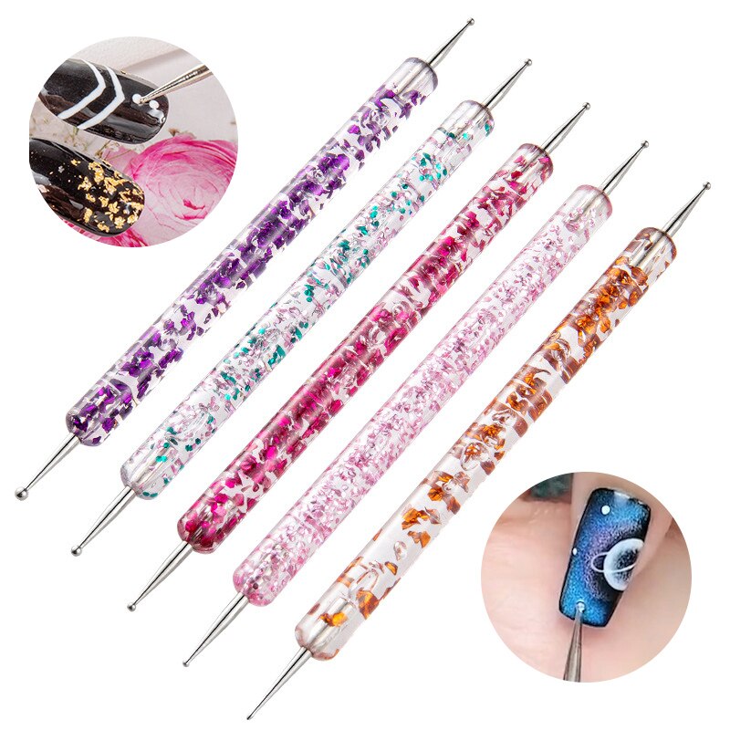 1Set Nail Art Tools Nail Brush Polishing Painting ... – Vicedeal
