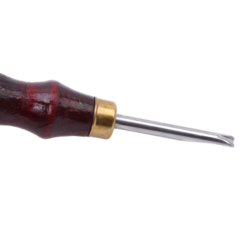 Sharp Leather Edge Steel Blade Ebony Handle DIY Tr... – Vicedeal