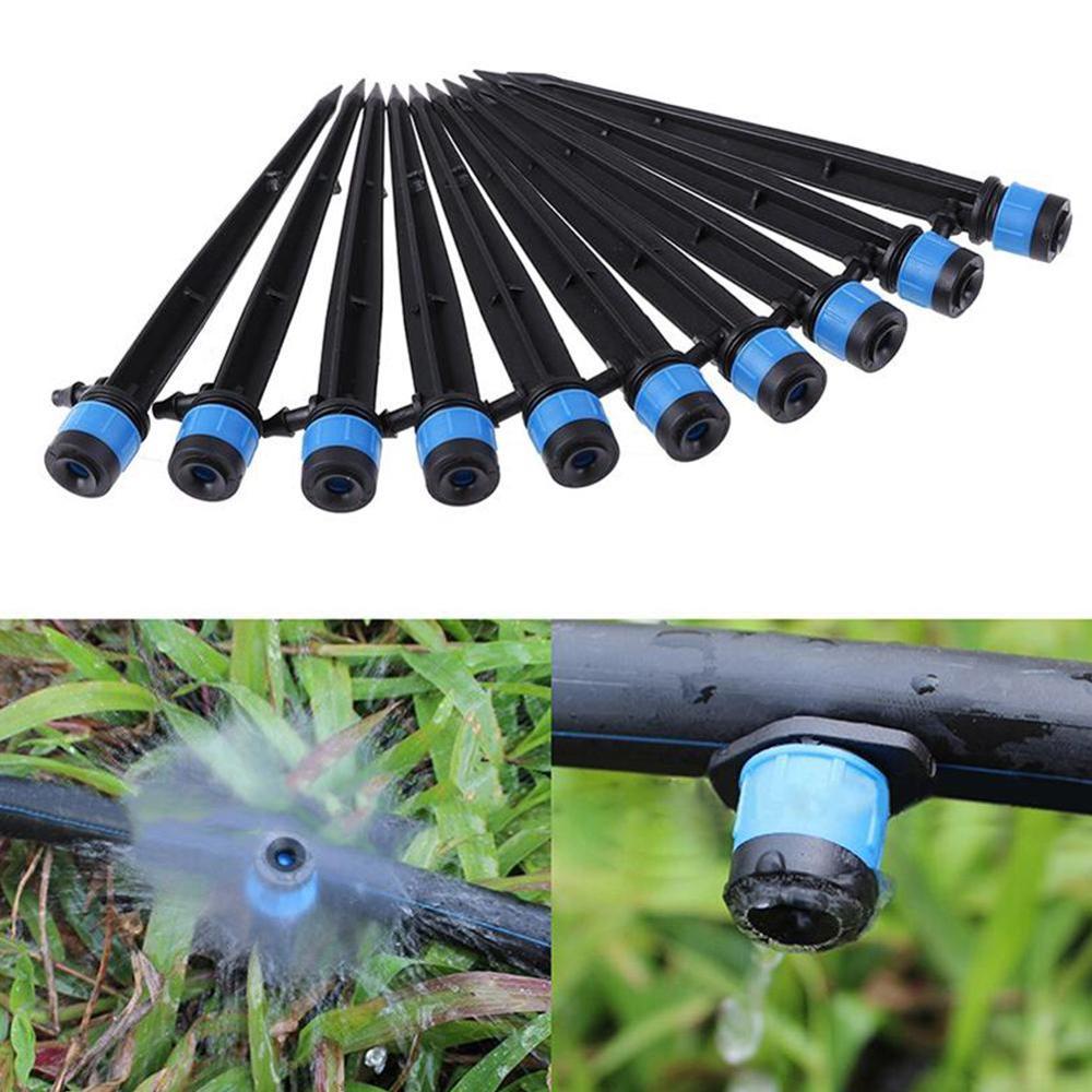 10pcs Drip Irrigation Adjustable Stakes Device Sys... – Grandado