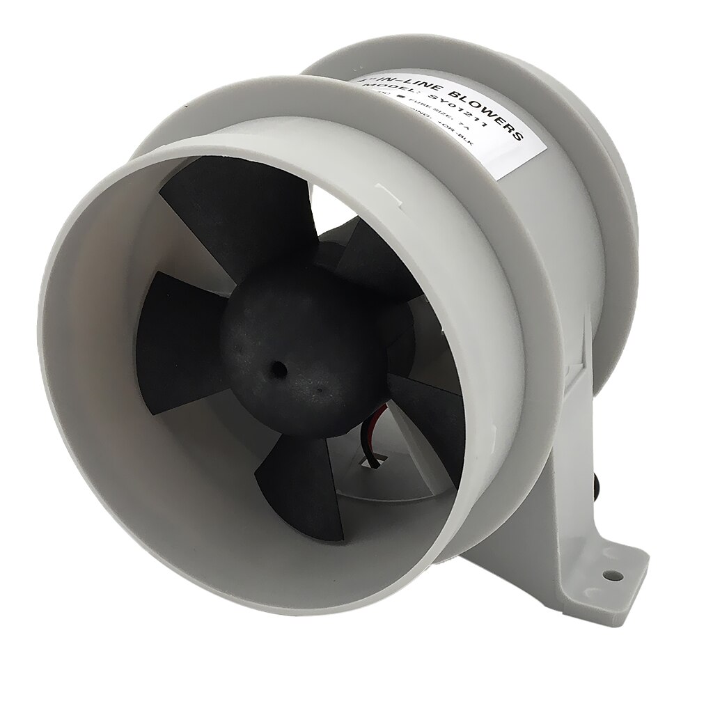 In-Line Bilge Quiet Blower 12 Volt-4'' Dia... – Grandado