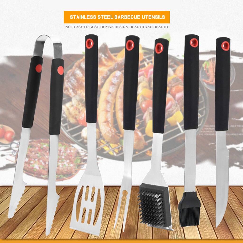 Senior Outdoor Barbecue Tool Set Stainless Steel B... – Grandado