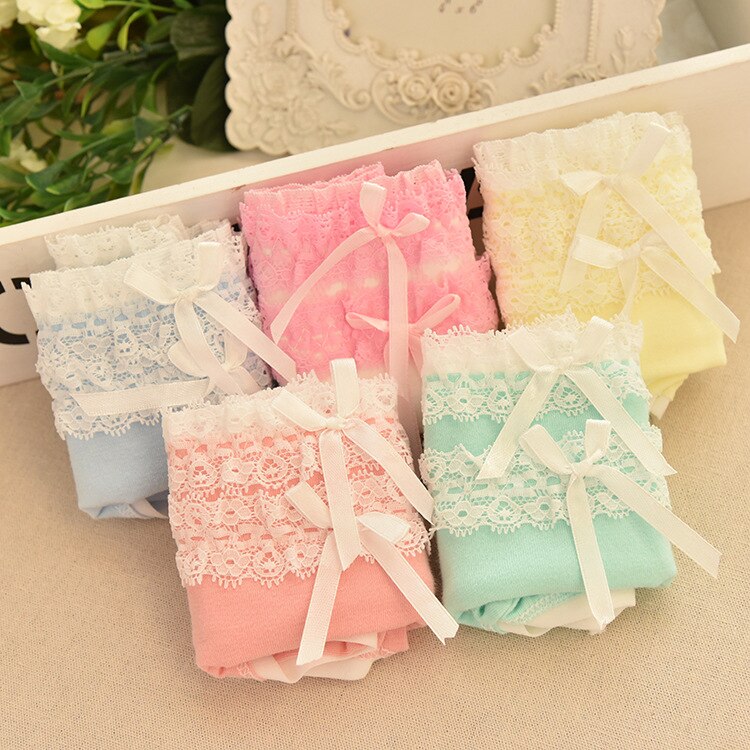 5PCS 10 Colors Kids Short Briefs Candy Color Girls... – Vicedeal