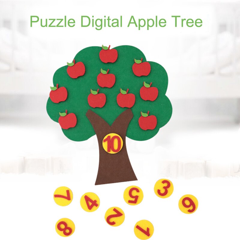 Child Toys Apple Tree Match Digital Teaching Non-W... – Vicedeal