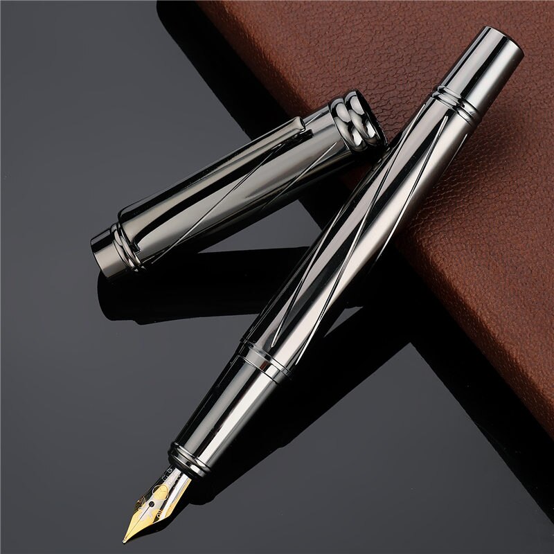 0.5mm Nib Luxury Silver Plating Fountain Pen Stand... – Grandado