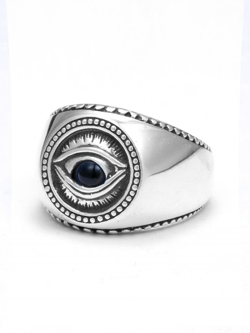 Mens Ring Demon Eye Hip Hop Ring Gothic Punk Eye R... – Grandado