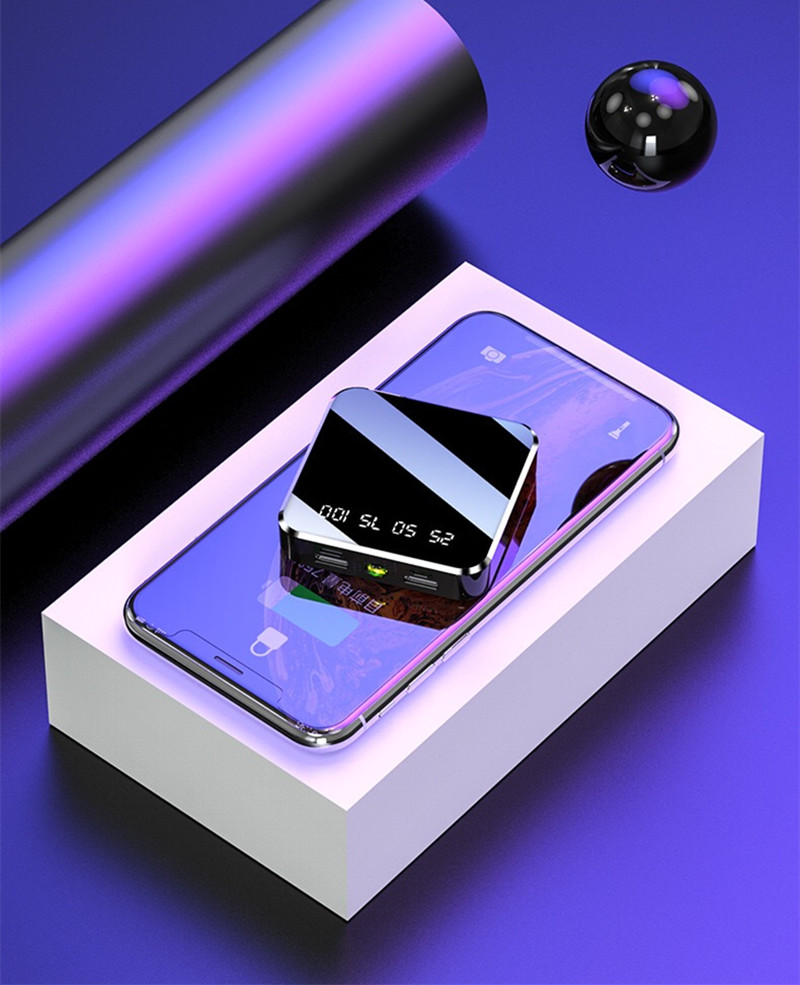 20000mAh Portable Mini Power Bank Mirror Screen Di... – Grandado