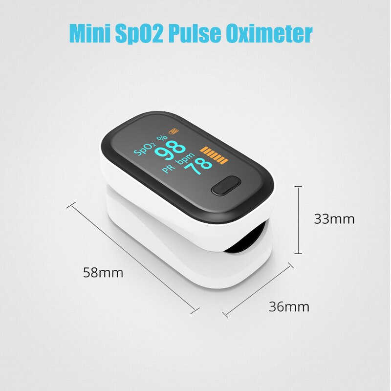SpO2 Finger Pulse Oximeter OLED Fingertip Pulse Ox... – Grandado